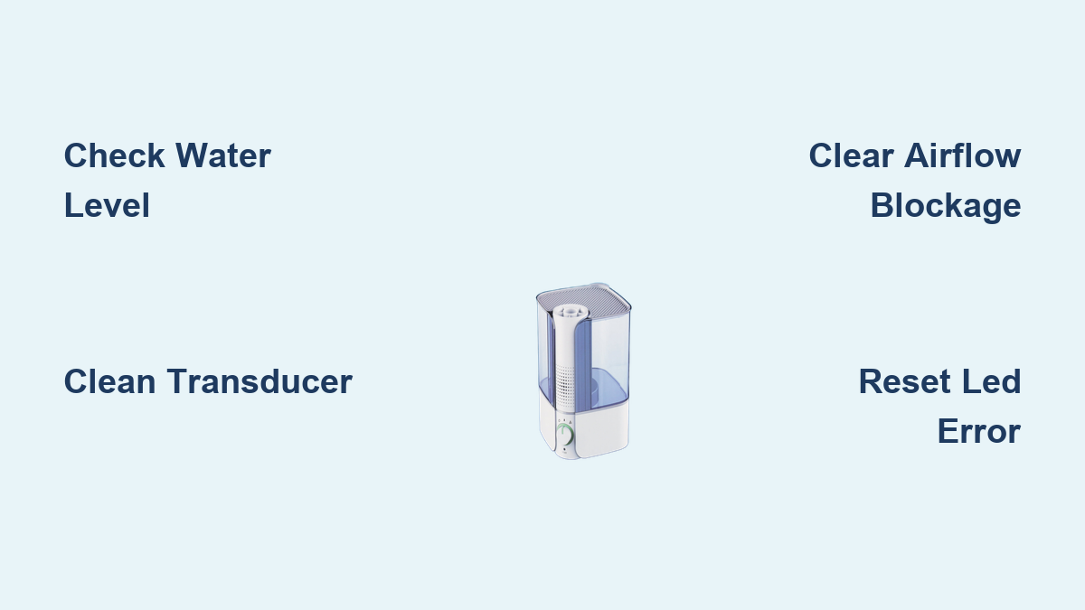 How to Fix Dreo Humidifier Not Working
