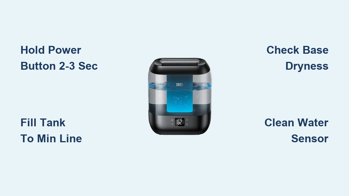 How to Turn On Dreo Humidifier – Easy Steps